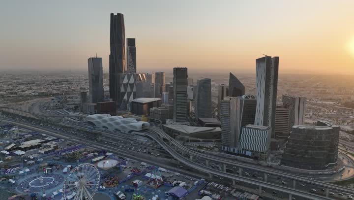 Drone photography for the city of Riyadh in Saudi Arabia, Winterland ...