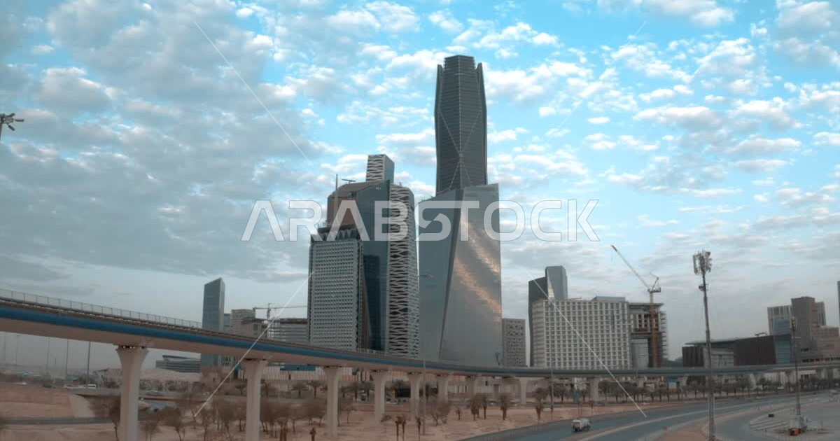 King Abdullah Financial District (KAFD) towers in Riyadh, Saudi Arabia ...