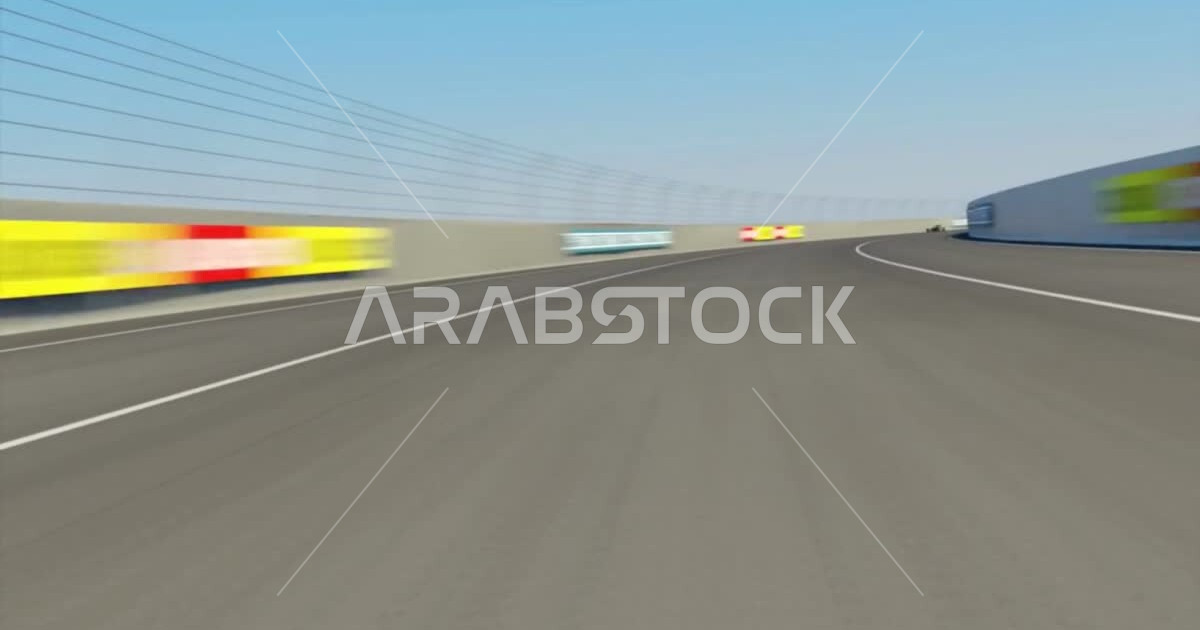 Time lapse Formula car racing, car racing, fun entertainment activities ...