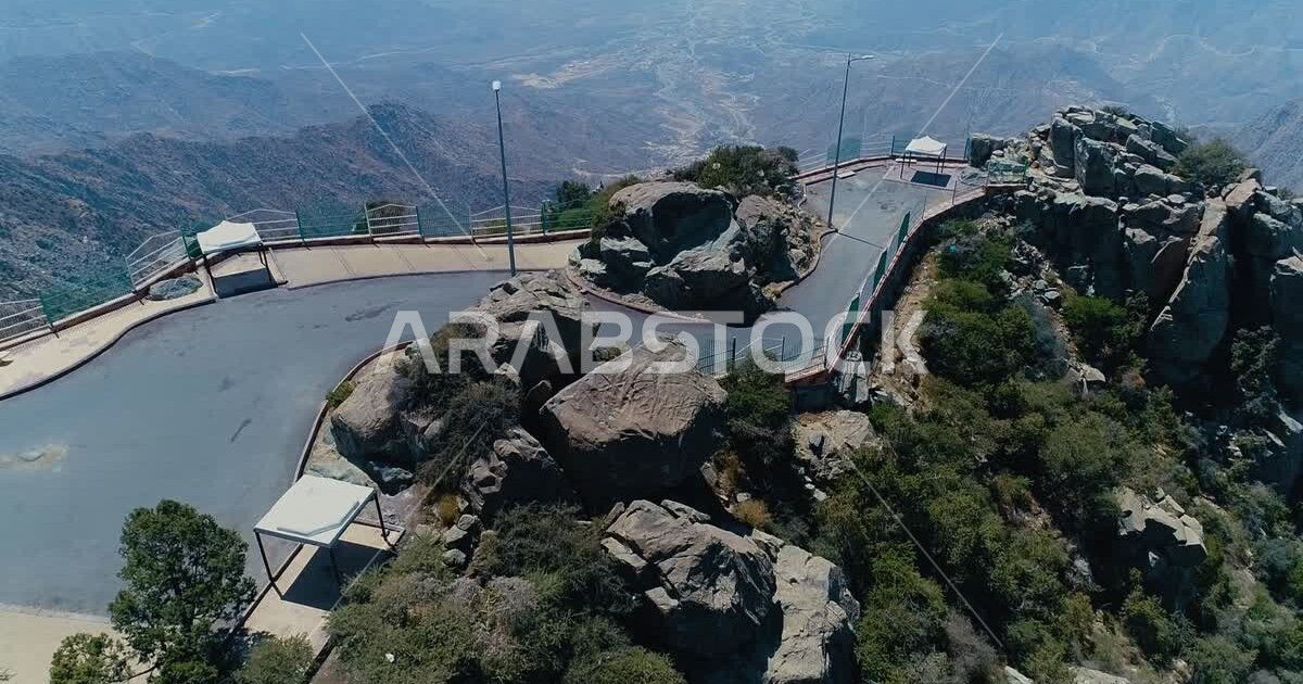 Nature in the city of Al-Namas in Asir region at Kingdom of Saudi ...