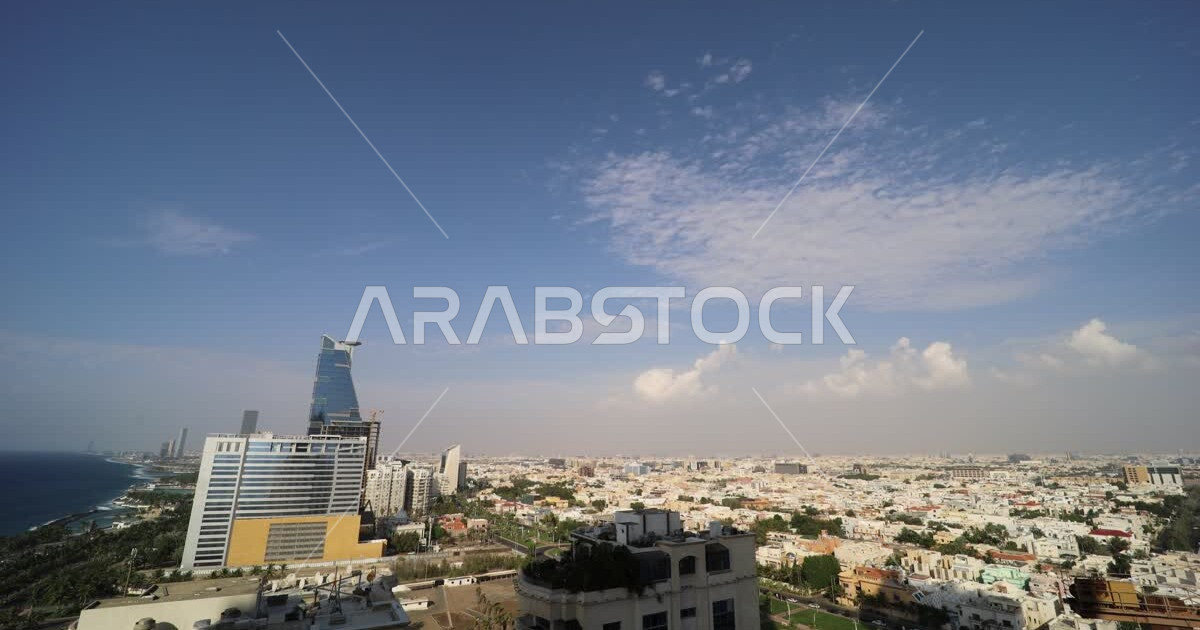 Time-lapse of the waterfront in Jeddah Corniche, Saudi Arabia, Jeddah ...