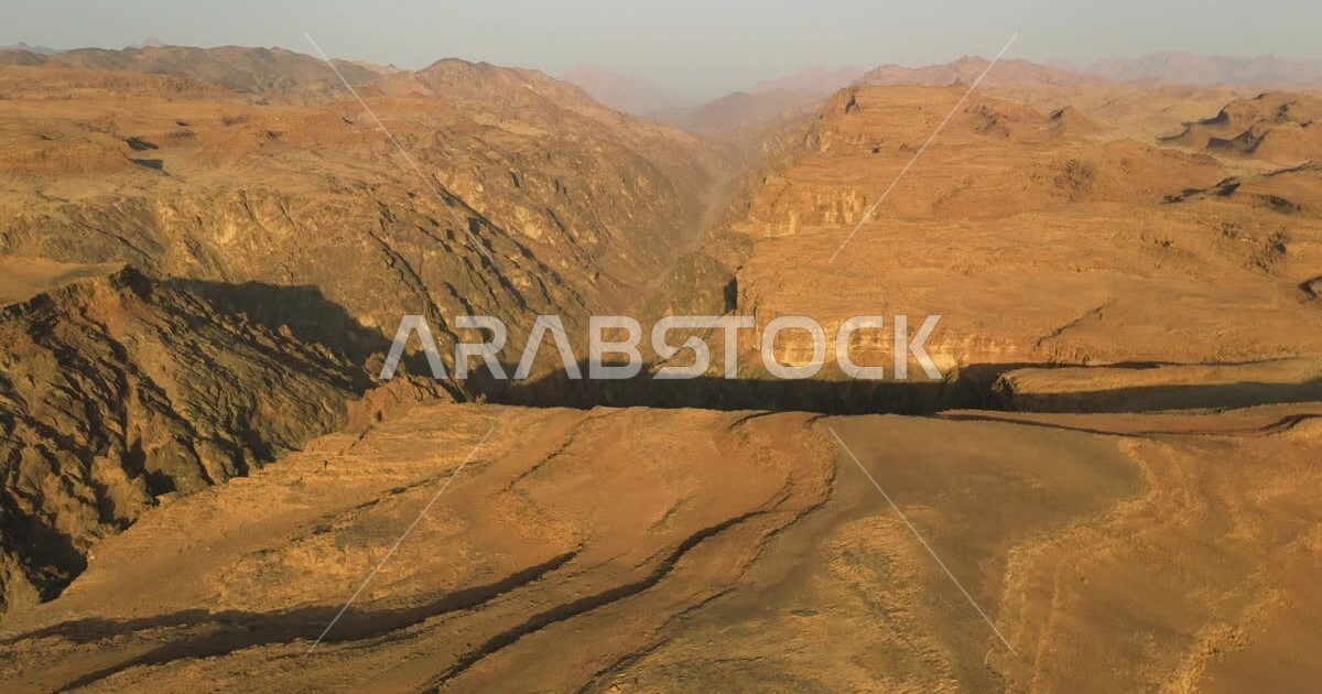 Drone photography of Shaqri Shaqri in Tabuk, Saudi Arabia, mountain ...