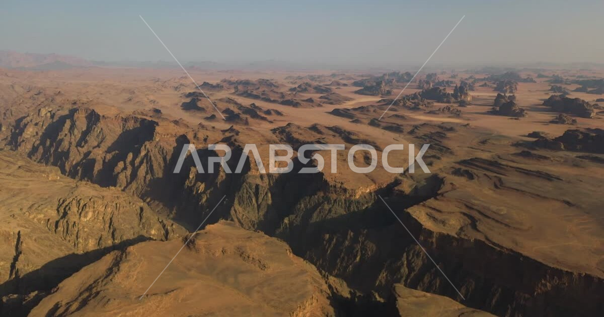Drone photography of Shaqri Shaqri in Tabuk, Saudi Arabia, mountain ...