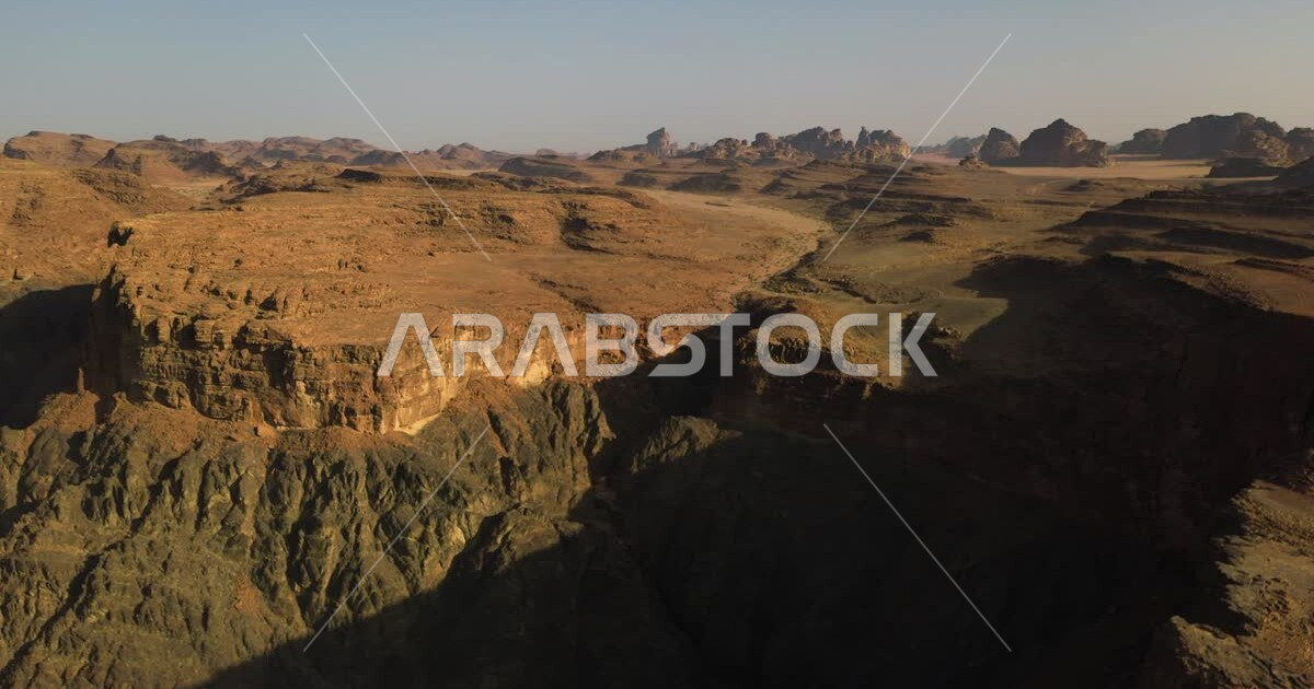 Drone photography of Shaqri Shaqri in Tabuk, Saudi Arabia, mountain ...