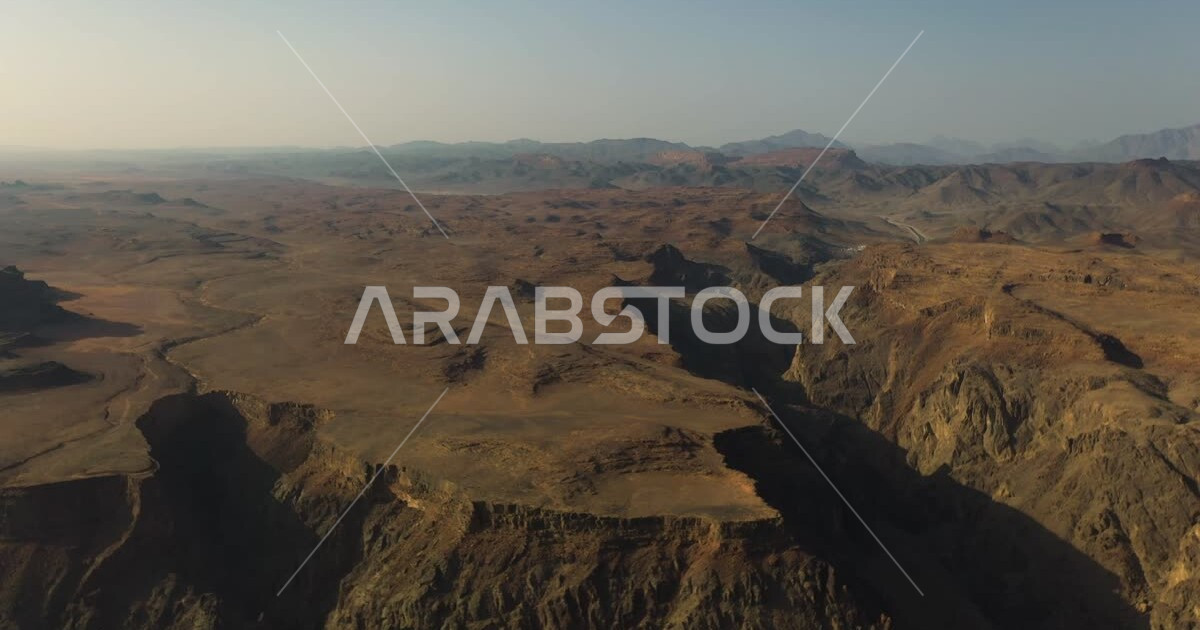 Drone photography of Shaqri Shaqri in Tabuk, Saudi Arabia, mountain ...