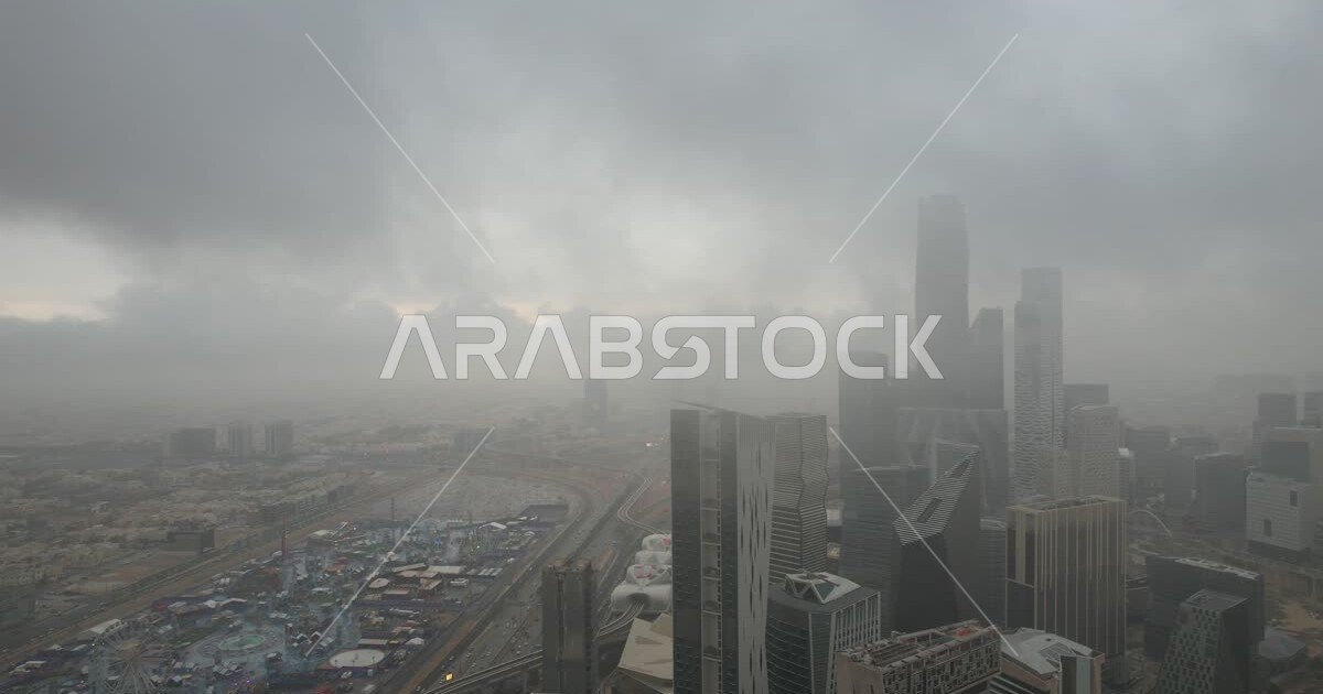 Drone photography for the towers of the King Abdullah Financial ...