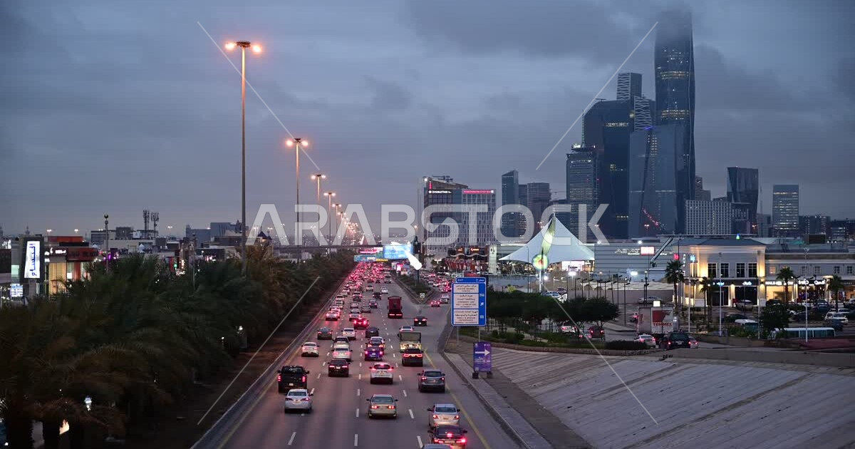 Timerlabs for car traffic in Riyadh, Saudi Arabia, during the winter ...