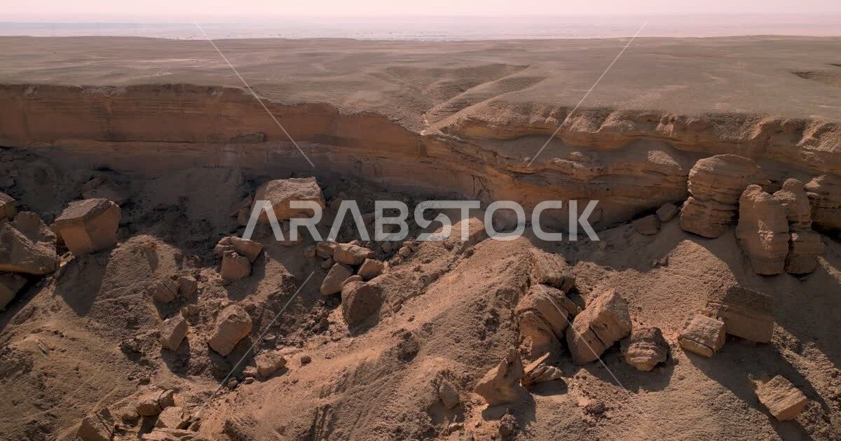 Drone photography of mountains and highlands in the Kingdom of Saudi ...