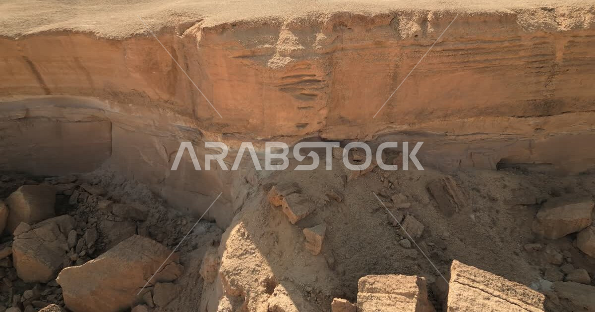 Drone photography of mountains and highlands in the Kingdom of Saudi ...