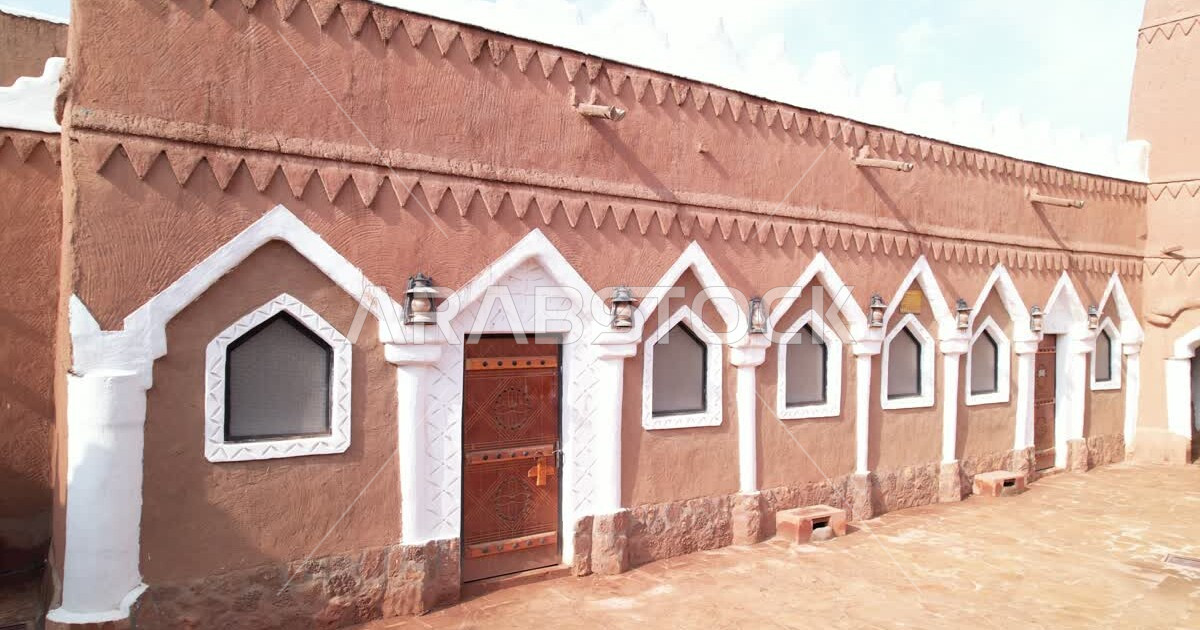 Ancient heritage buildings made of clay in the Kingdom of Saudi Arabia ...