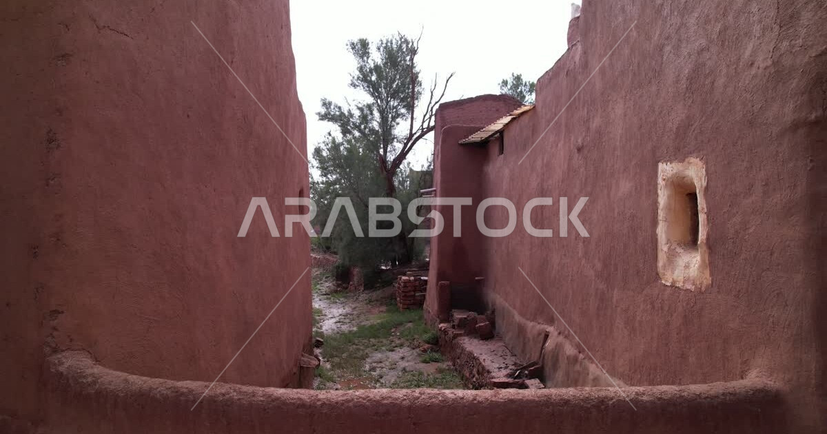 Ancient heritage buildings made of clay in the Kingdom of Saudi Arabia ...