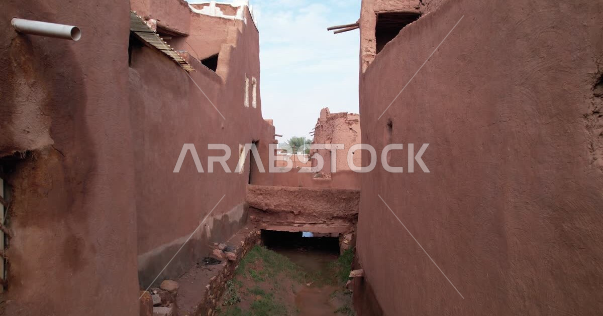 Ancient heritage buildings made of clay in the Kingdom of Saudi Arabia ...