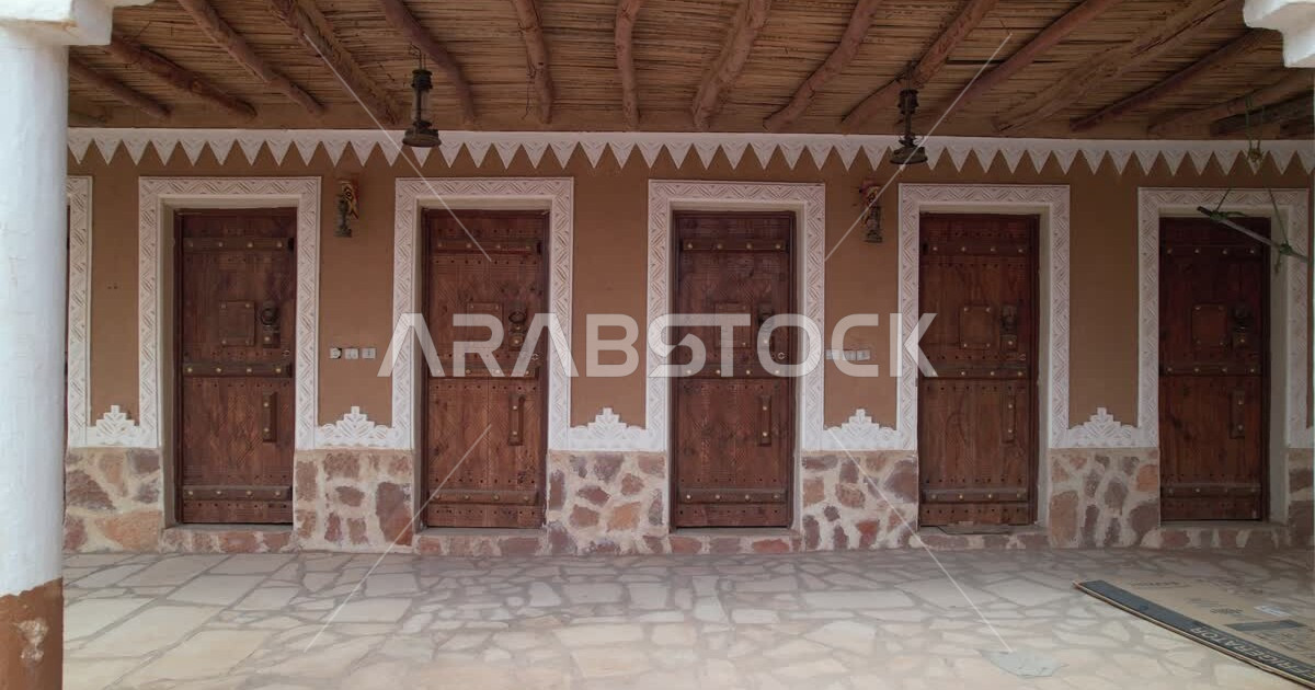 Ancient heritage buildings made of clay in the Kingdom of Saudi Arabia ...