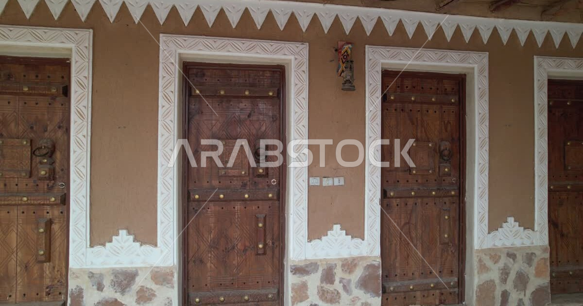Ancient heritage buildings made of clay in the Kingdom of Saudi Arabia ...