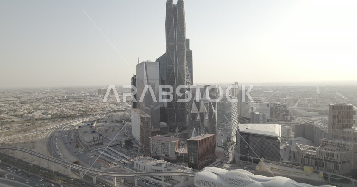Drone photography of King Abdullah Financial District (KAFD) in Riyadh ...