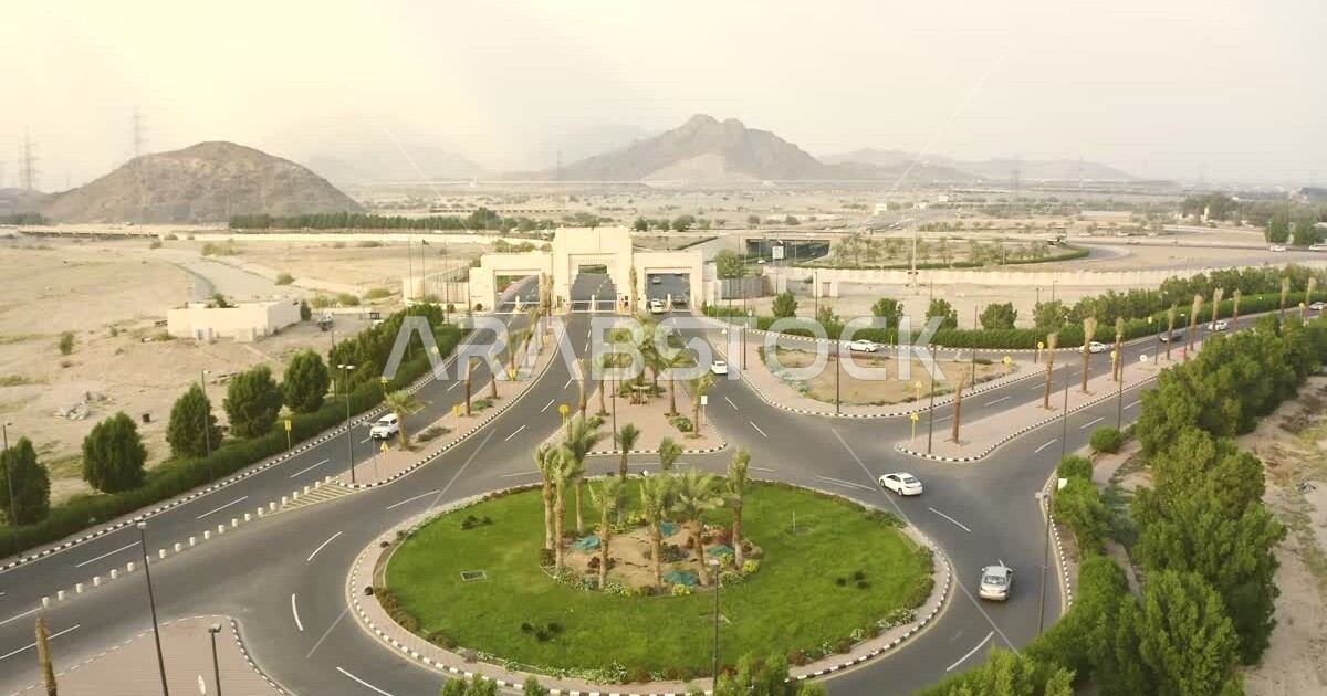 Aerial photography of Umm Al-Qura University, Makkah Al-Mukarramah ...