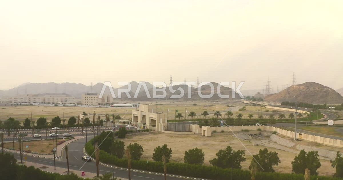 Aerial photography of Umm Al-Qura University, Makkah Al-Mukarramah ...