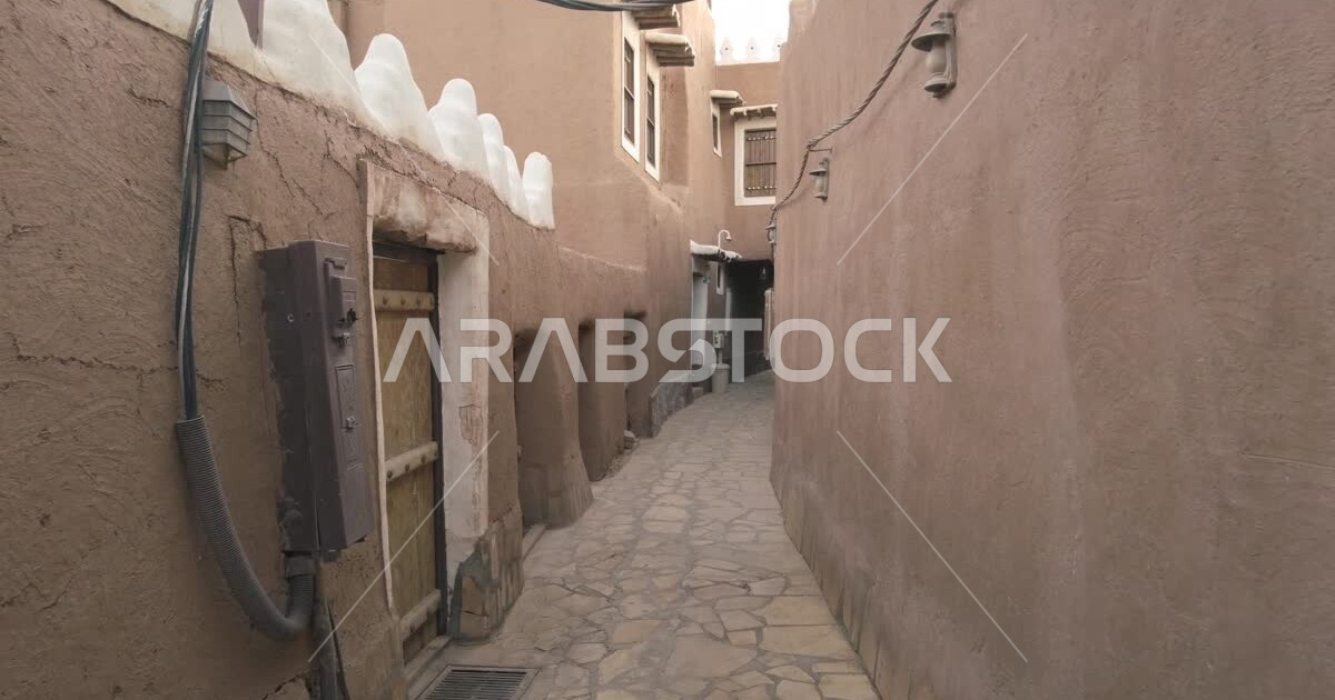 A tour in the heritage village of Ushaiger in Shaqra Governorate in the ...