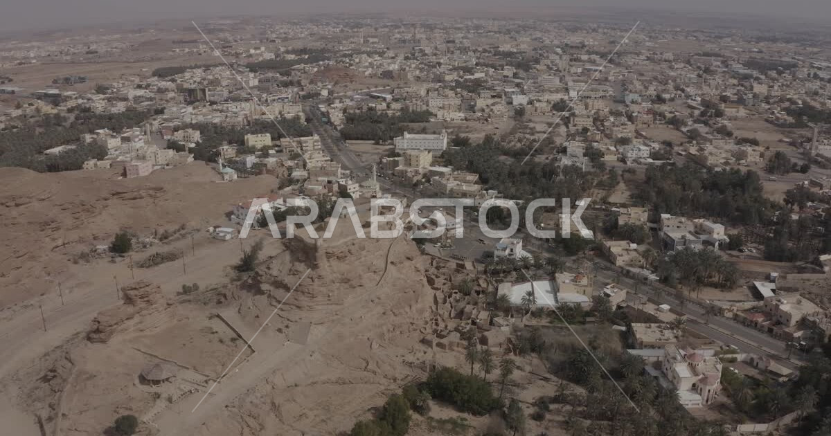 The ancient castle of Zaabal in the Al-Jouf region, north of the city ...