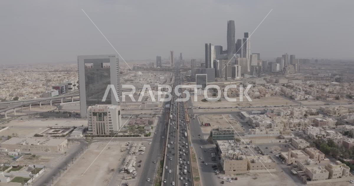 Drone photography of King Abdullah Financial District (KAFD) in Riyadh ...