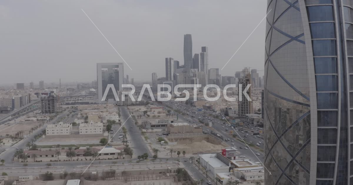 Drone photography of King Abdullah Financial District (KAFD) in Riyadh ...