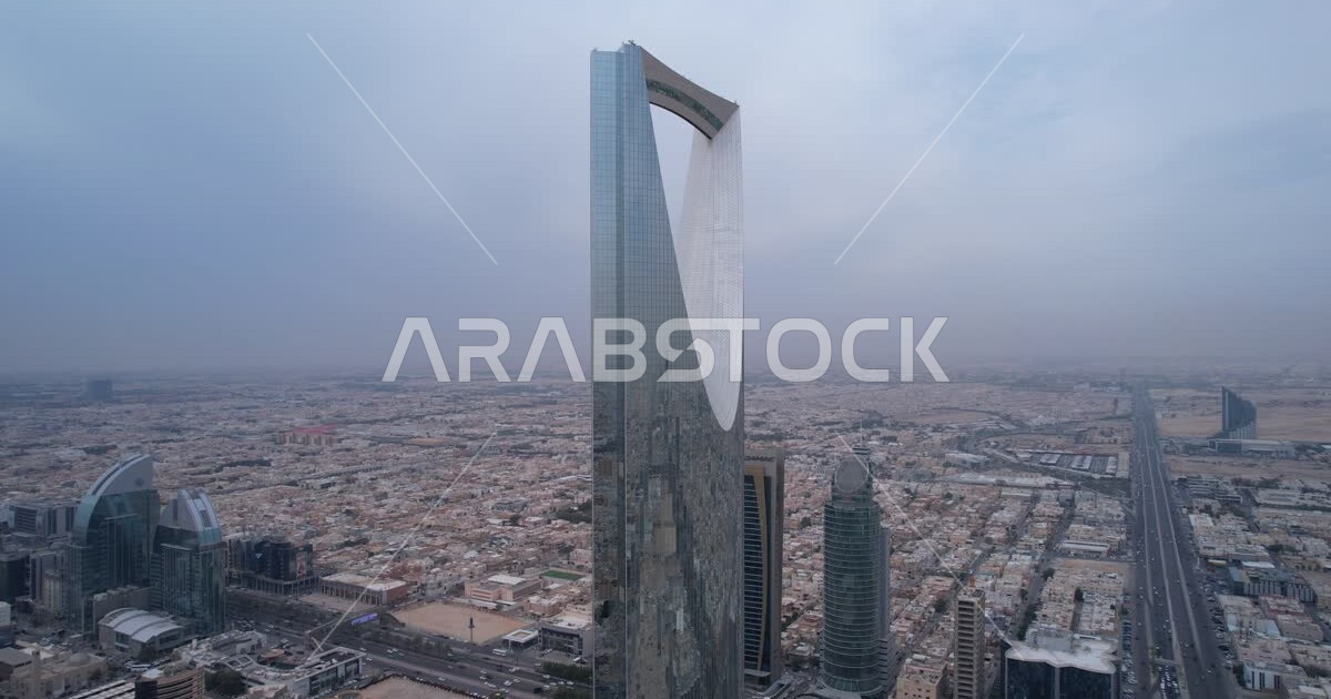Riyadh city in daylight, towers and skyscrapers, the capital of Riyadh ...