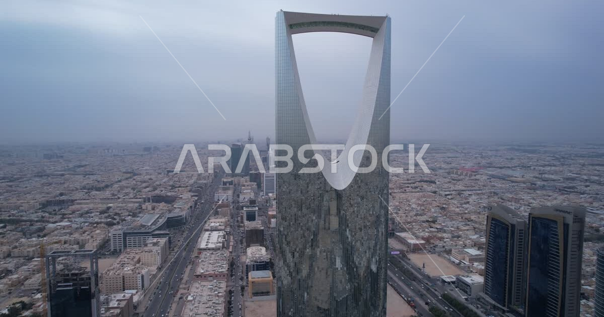 Riyadh city in daylight, towers and skyscrapers, the capital of Riyadh ...
