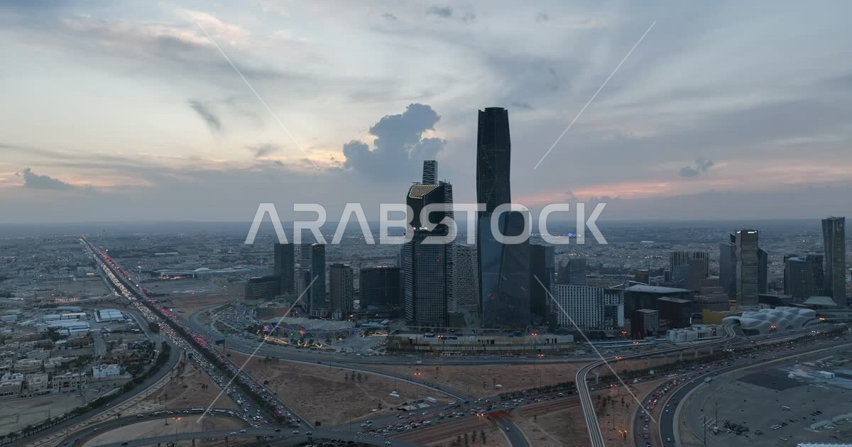 King Abdullah Financial Center (KAFD) in Riyadh, Kingdom of Saudi ...
