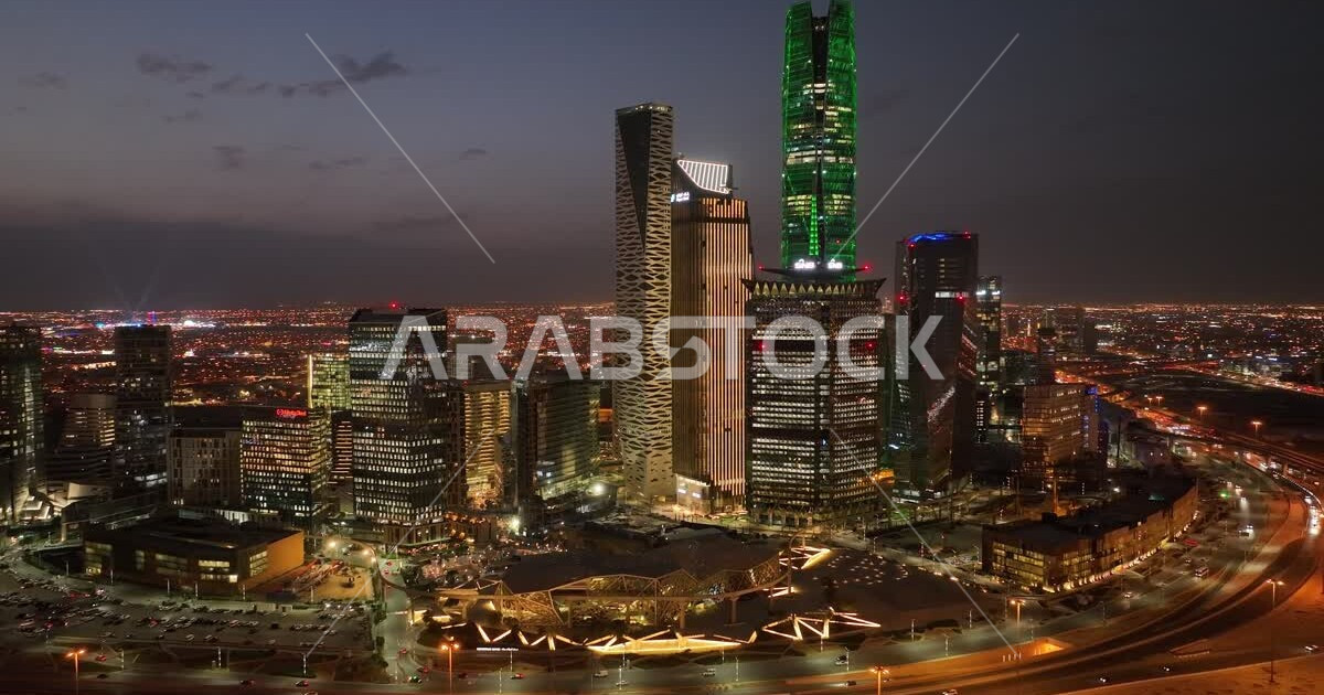 King Abdullah Financial District (KAFD) in Riyadh, Kingdom of Saudi ...