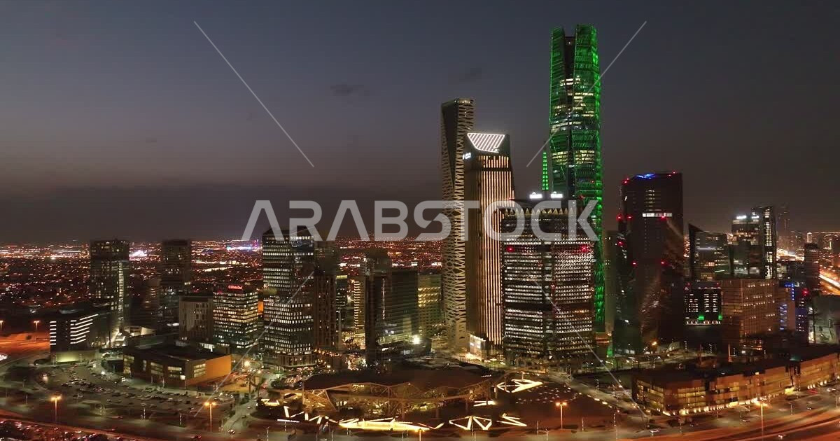 King Abdullah Financial District (KAFD) in Riyadh, Kingdom of Saudi ...