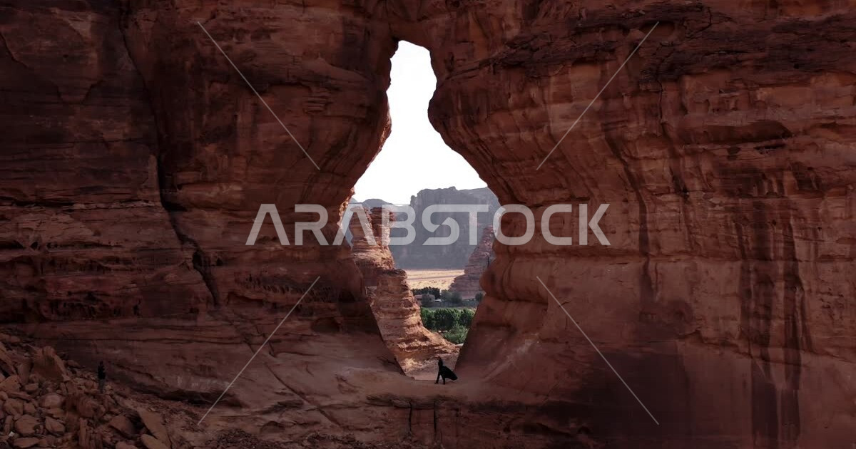 Jarrah Mountain in Al-Ula Governorate, Saudi Arabia, archaeological ...