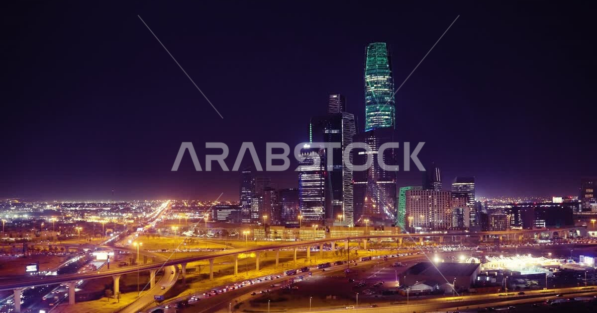 Photography of the towers of King Abdullah Financial District (KAFD ...